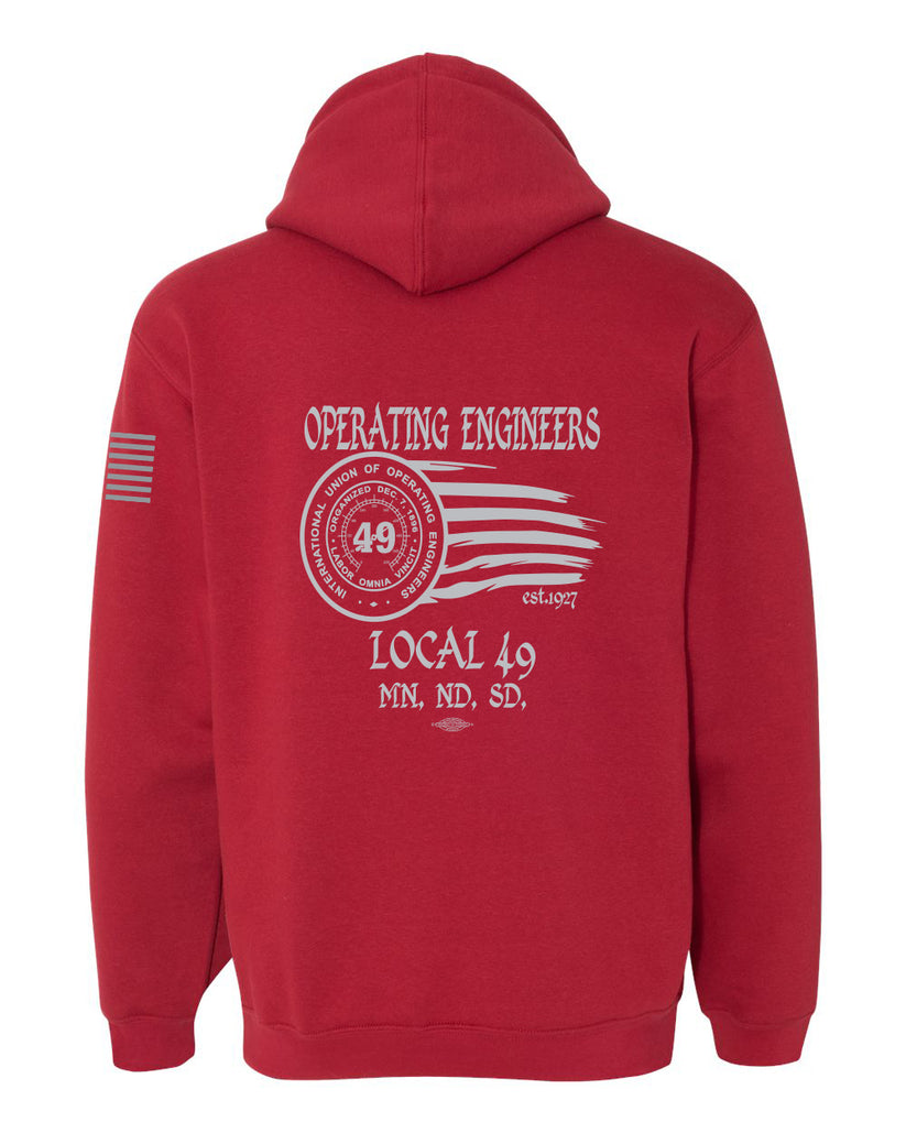 Bayside Adult Pullover Hooded Sweatshirt – IUOE Local 49