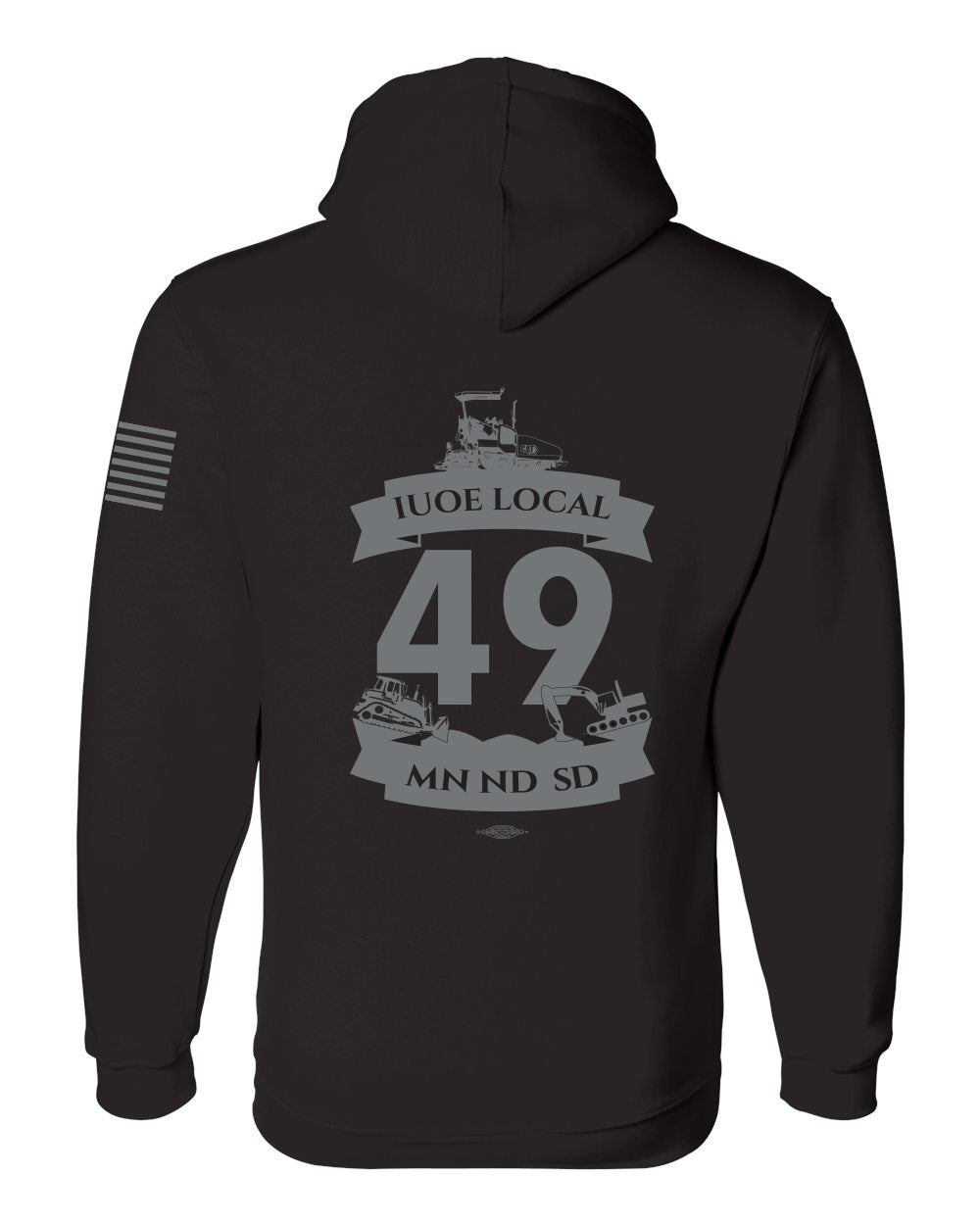Bayside Adult Pullover Hooded Sweatshirt – IUOE Local 49